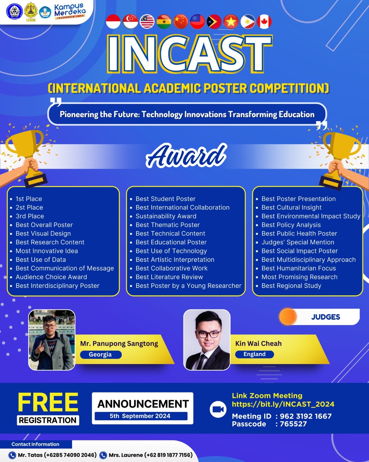 10 Negara Ikuti Lomba Poster Internasional USM - Awall.id